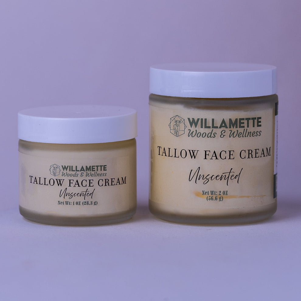 Grass-Fed Tallow Face Cream for Sensitive Skin – Willamette Woods ...